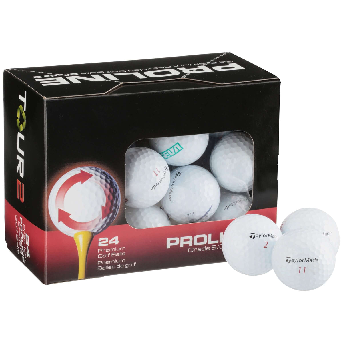 TaylorMade Tour 2 Proline Golf Balls, 24 Pack – Bailees Discount goods LLC